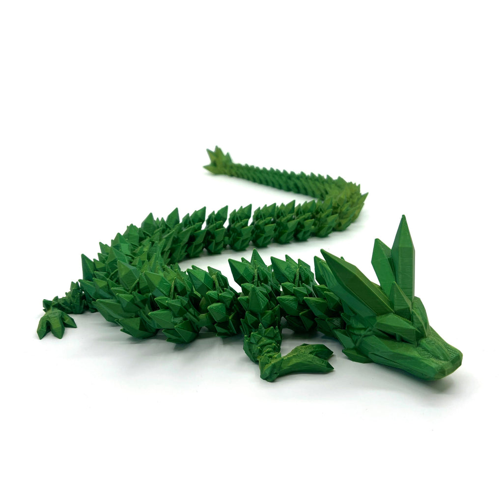 Green Crystal Dragon · Fast Shipping · Shop Now – Lainleys3dprinting